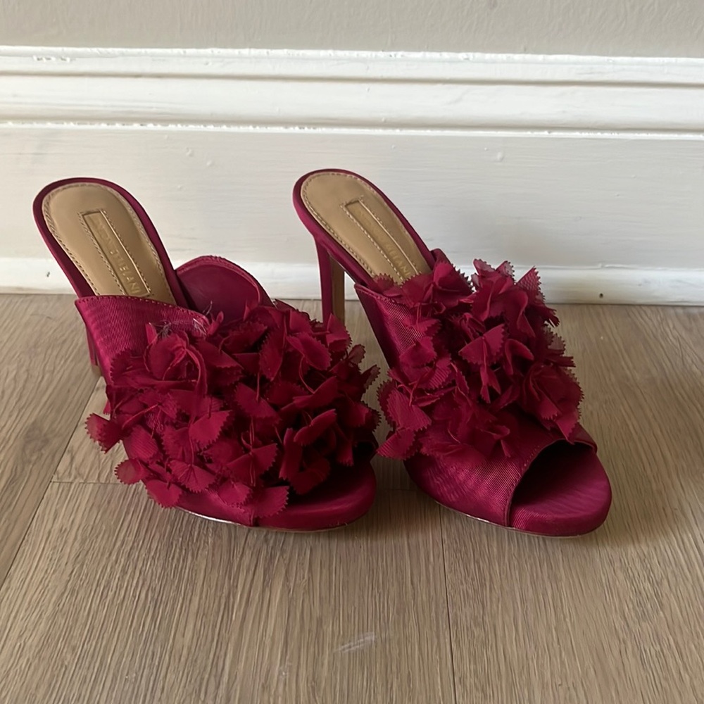 Antonio Melani Ruby Red Cinderella Heels - Gem